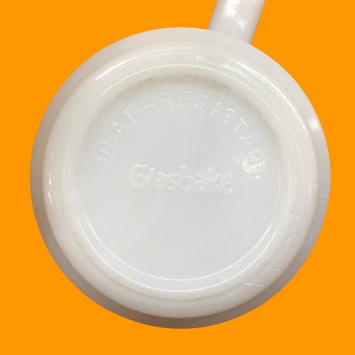 ヴィンテージ グラスベイク スターズ&ストライプス マグ ミルクガラス Glasbake Stars & Stripes[GL-03] : エンプティーズ - 通販 - Yahoo!ショッピング