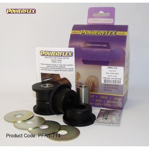 (PFR1-714) Rear Lower Spring Mount Outer POWERFLEXパワーフレックス強化ウレタンブッシュ ...