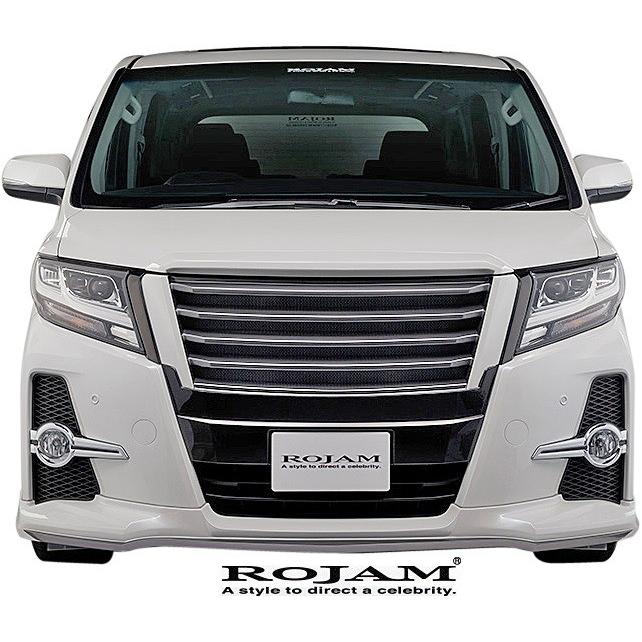 トヨタ 【M's】トヨタ アルファード 30系 前期 (2015/1-2017/12) ROJAM IRT フロントリップスポイラー FRP 未塗装 ロジャム エアロ ハーフ リップ 21 ...