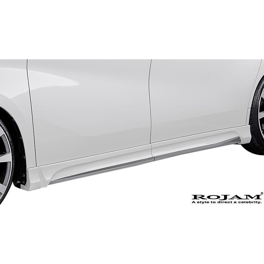 トヨタ 【M's】トヨタ アルファード 30系 前期 (2015/1-2017/12) ROJAM IRT サイドステップモール FRP 未塗装 ロジャム ハーフ リップ 21-ss ...