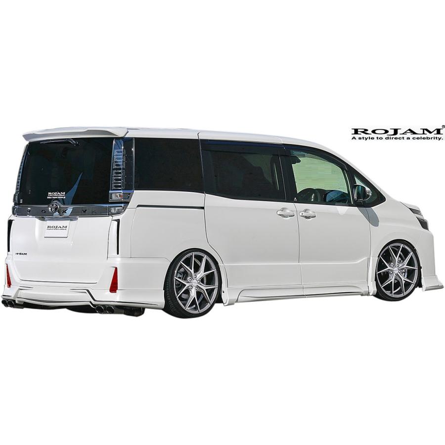 トヨタ 【M's】トヨタ ヴォクシー 80系 後期 ZSグレード (2017/7-) ROJAM IRT サイドステップモール ロジャム FRP 未塗装 21-ss-vn80 ボクシー ...