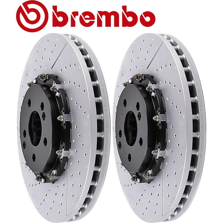 brembo 【M's】 AMG W211 W212 E63 W219 CLS63 R172 SLK55 V8 フロント ブレーキローター ディスクローター ブレーキディスク 左右 2個 ...