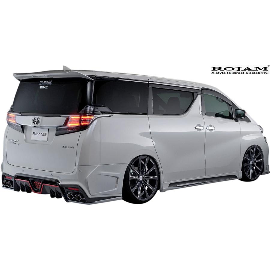 トヨタ 【M's】トヨタ ヴェルファイア 30系 前期 (2015/1-2017/12) ROJAM IRT GENIK フロントバンパースポイラー LED.Ver (PCS/DRCC対応 ...