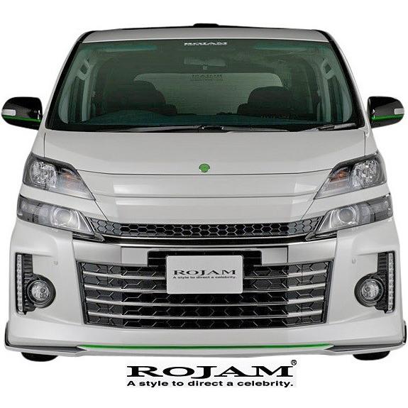 【M's】トヨタ ヴェルファイア 20系 G’s (2012/11-2014/12) ROJAM VERDE フロントリップスポイラー／／FRP ロジャム ヴェルデ エアロ : 23-fls ...