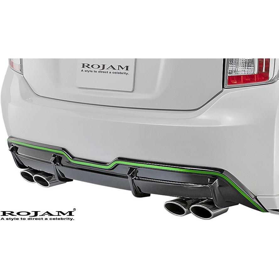トヨタ 【M's】トヨタ プリウス 30系 前期 後期 (2009/05-2015/12) ROJAM VERDE リアセンターアタッチメント／／ZVW30 FRP ロジャム ヴェルデ エアロ ...