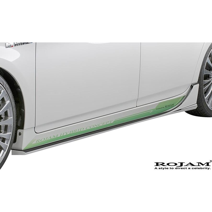 トヨタ 【M's】トヨタ プリウス G’s 30系 (2011/12-2015/12) ROJAM VERDE サイドアンダースポイラー 左右／／ZVW30 FRP ロジャム ヴェルデ 23 ...