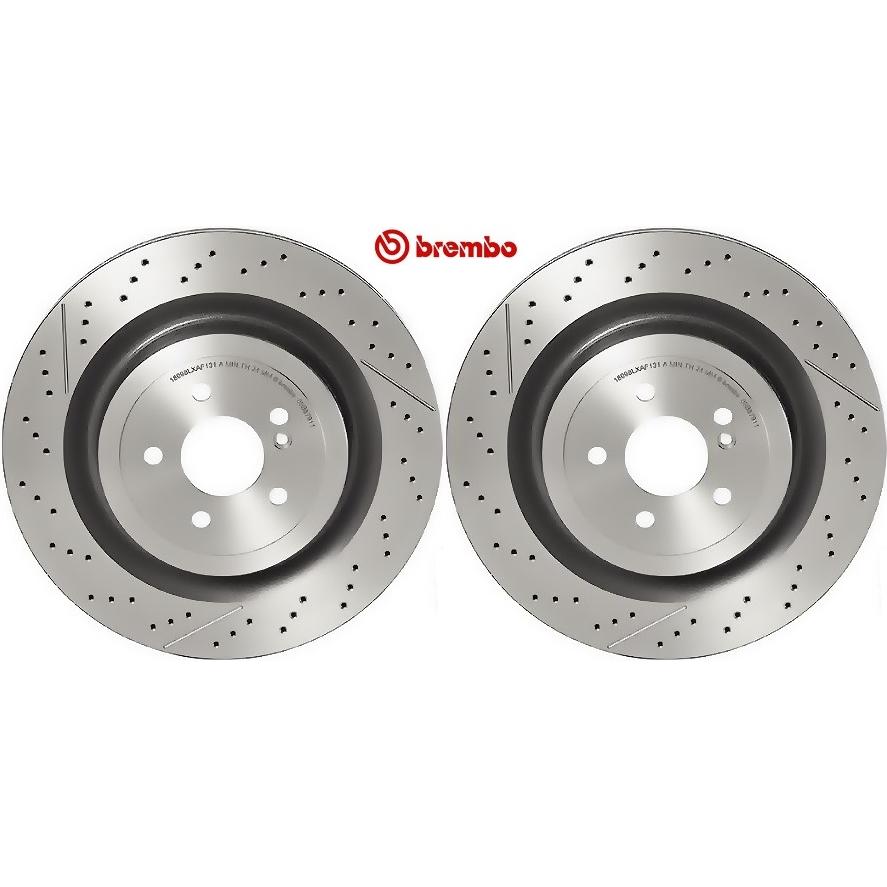 【M’s】 W205 AMG C63 Cクラス 2014-2021 brembo リア ブレーキローター ディスクローター ブレーキディスク ...