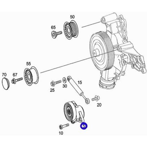 【M's】R171 SLKクラス/W164 Mクラス/W251 Rクラス V6 V8（M272/M273）INA製・他 ベルトテンショナー ...