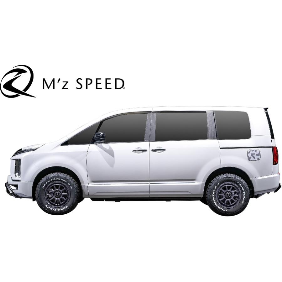 【M’s】 三菱 デリカ D:5 CV1W (2019/2-) M'z SPEED CROSS LINE フロントバンパーガード ／／ エムズスピード M'zSPEED AES エアロ パーツ ...