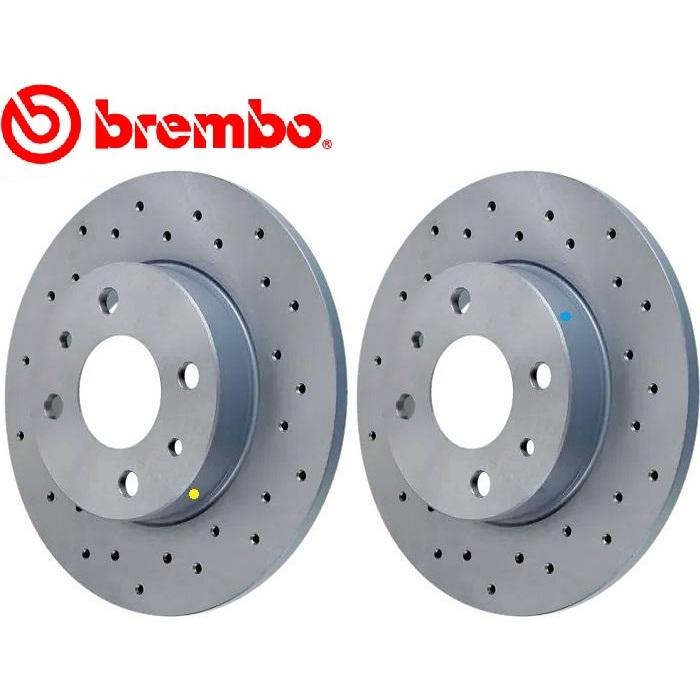 FIAT 【M’s】 ABARTH アバルト 500 595 695 500C 595C 695C brembo リア ブレーキローター ディスクローター ブレーキディスク 左右 2個 セット ...
