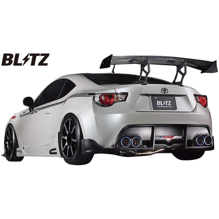 【M's】スバル BRZ ZC6/FA20 (2012/03-)BLITZ AERO SPEED フロントバンパースポイラー (5連LEDデイ ...
