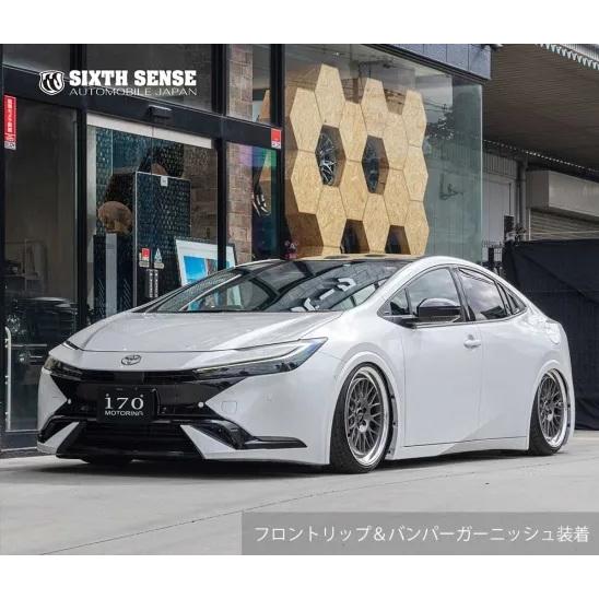 プリウス 【M's】 60系 前期 2023- SIXTH SENSE フロントリップスポイラー ABS 未塗装 シックスセンス エアロ パーツ 部品 60 PRIUS 60プリウス ...