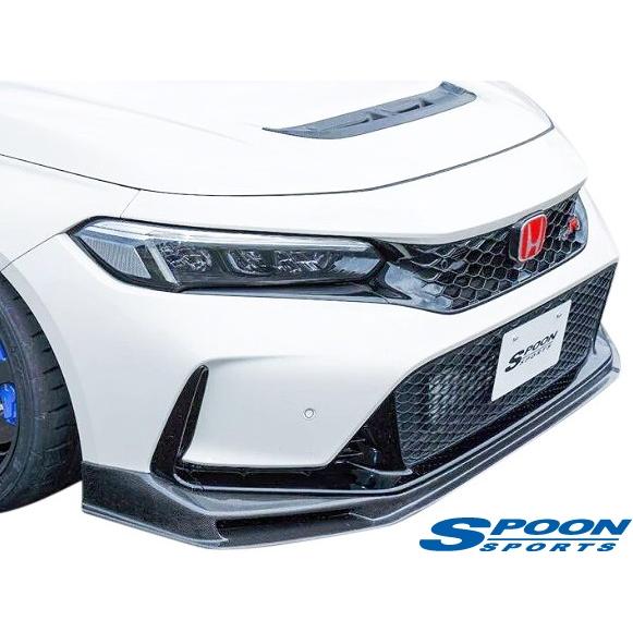 SPOON（車） 【M's】 FL5 シビック タイプR (2021-) SPOON SPORTS フロント カーボン リップスポイラー スプーンスポーツ CARBON エアロ パーツ 部品 ...