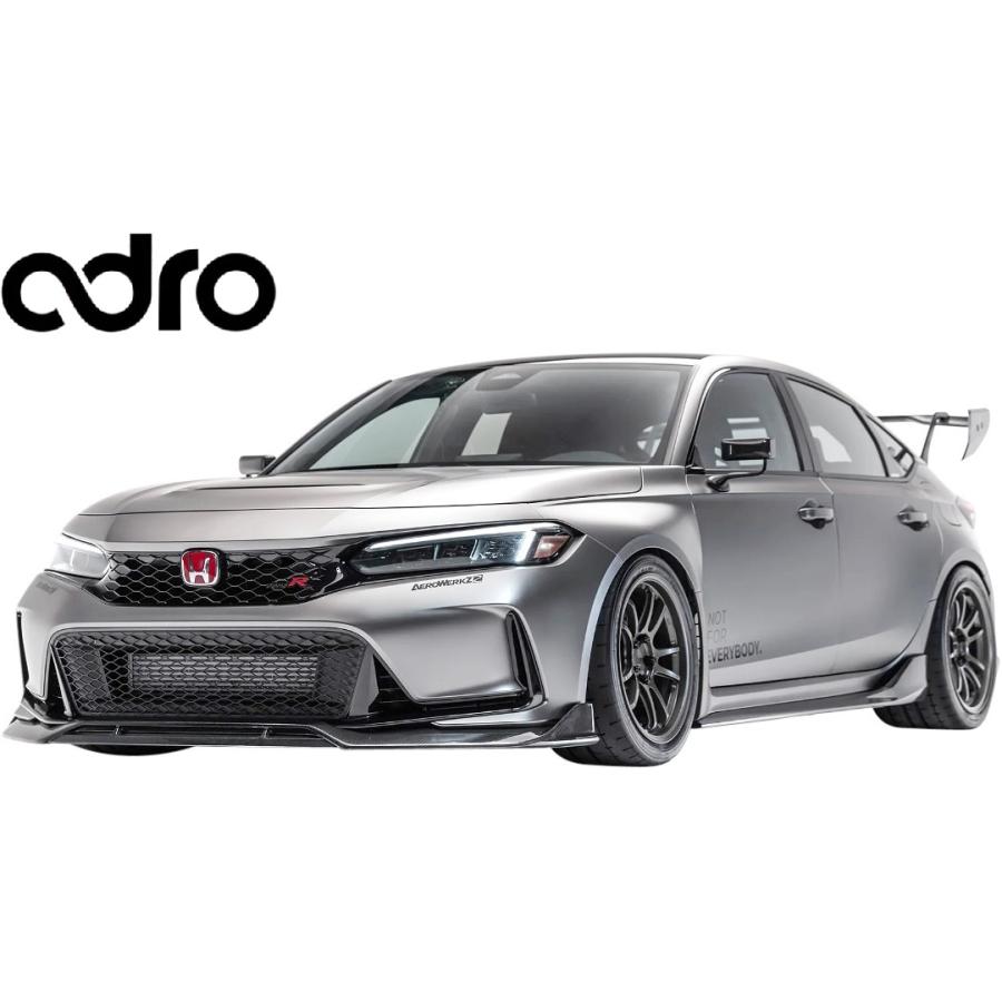 BMW 【M's】 FL5 シビック タイプR 前期 (2022.9-) adro フロントリップ カーボン エイドロ アドロ エアロ パーツ 部品 カスタム フロントスポイラー A22A10 ...
