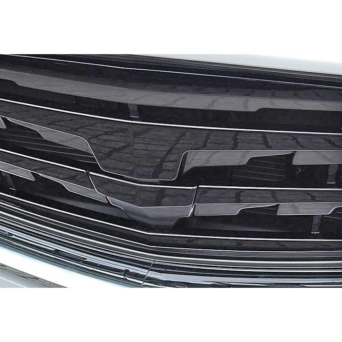 マツダ 【M's】 CX-5 KFEP KF5P KF2P (H29.02-) Admiration Belta フロントフェイスグリル V2 (360ビューモニター無し対応) ピアノブラック ...