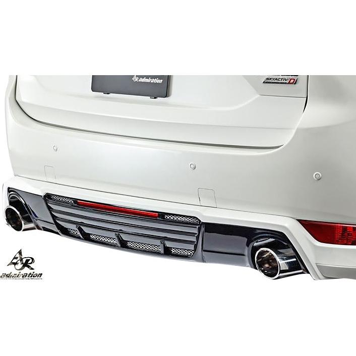 マツダ 【M's】マツダ CX-5 KFEP KF5P KF2P (H29.02-R03.10) Admiration Belta リヤハーフスポイラー 左右シングル ( 2本 ) 出し用 未 ...