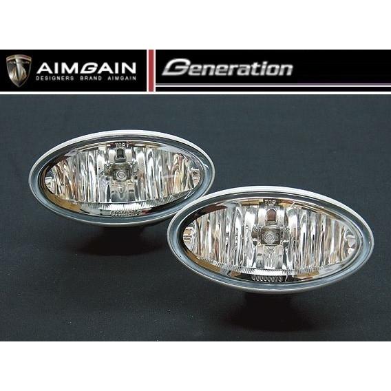 【M's】フーガ Y50 前期（H16-H19）250GT／350GT エアロ専用 フォグランプ type K ／ AIMGAIN エイムゲイン ／／ 日産 NISSAN FUGA ...