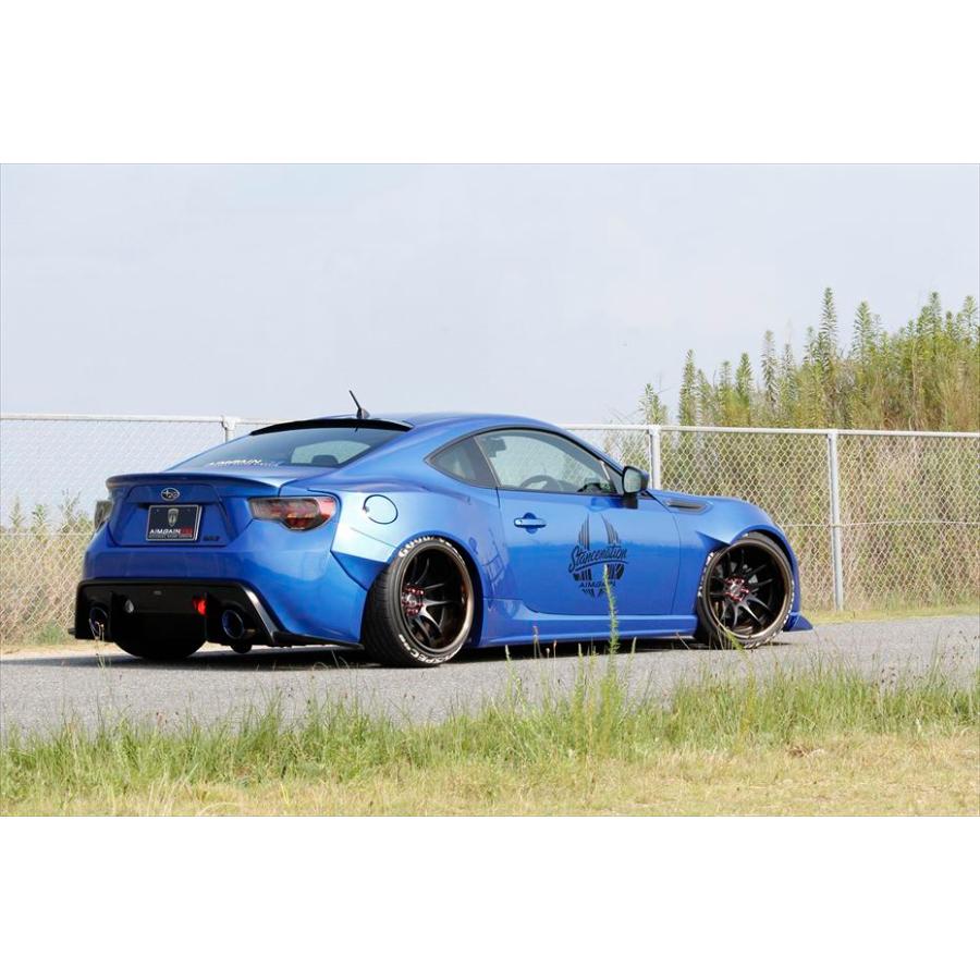 【M's】 スバル BRZ ZC6 前期 (2012-2016) AIMGAIN GT × STANCENATION サイドステップ 左右 (オーバーフェンダー専用) エイムゲイン エアロ ...