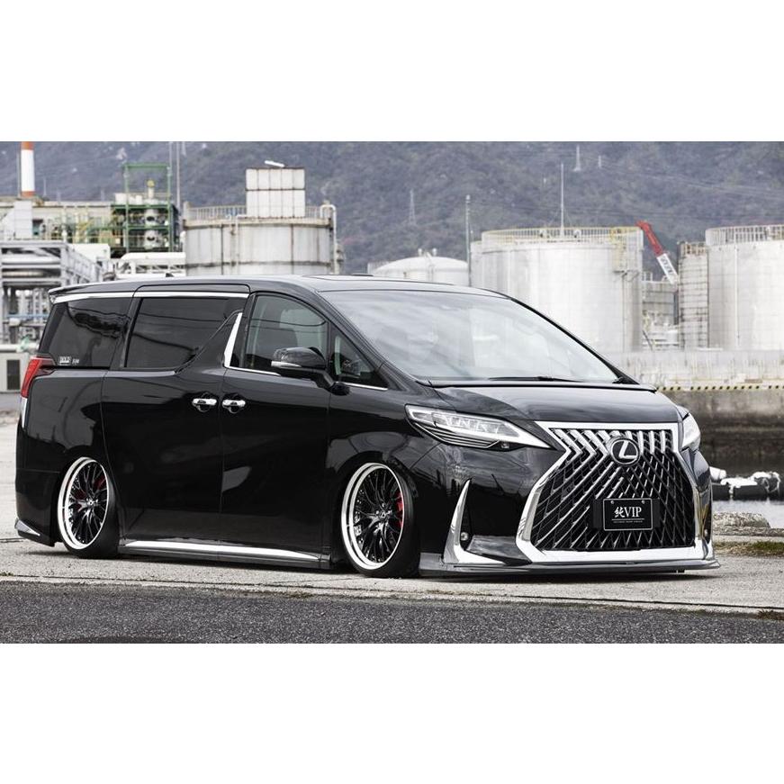 レクサス 【M's】 LEXUS LM350 LM300h GGH31 AYH36 前期 (2020.2-) AIMGAIN 純VIP EXE フロントスポイラー FRP エイムゲイン エアロ ...