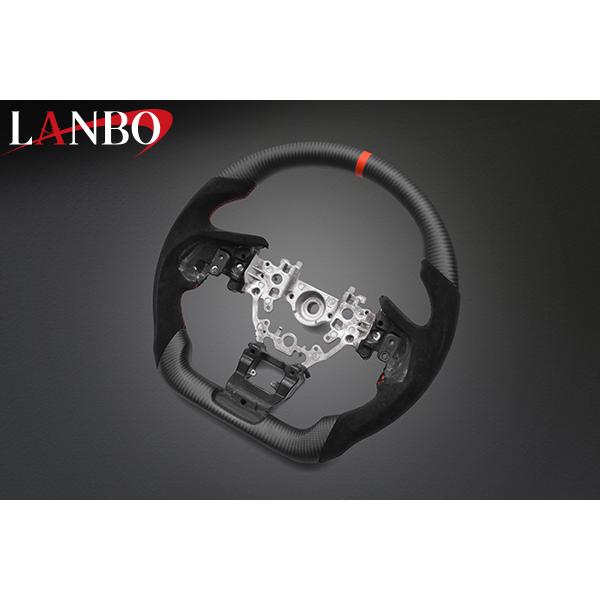 【M's】 スバル レガシー B4 BN GU LANBO プレミアムスポーツ ステアリング マッドカーボン×アルカンターラ CB020A ランボ ハンドル : cb020a ...