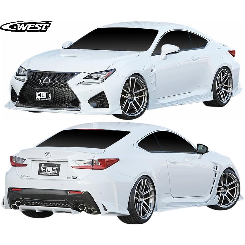 レクサス 【M's】 LEXUS RC F RCF USC10 (2014.10-) C-WEST ELD フルエアロ フルキット 3点 ...