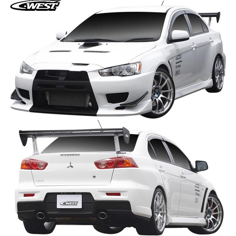 三菱（MITSUBISHI） 【M's】 ランサーエボリューション10 ランエボ10 CZ4A (2007.10-2015.8) C-WEST ...