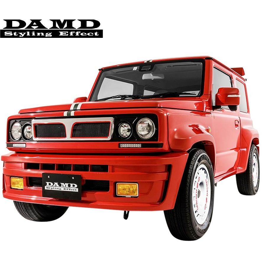 ジムニー 【M's】 JB74 ジムニーシエラ (2018.7-) DAMD littleΔ コンプリートキット 13点 + ホイール 5本 セット ダムド リトル デルタ エアロ パーツ ...