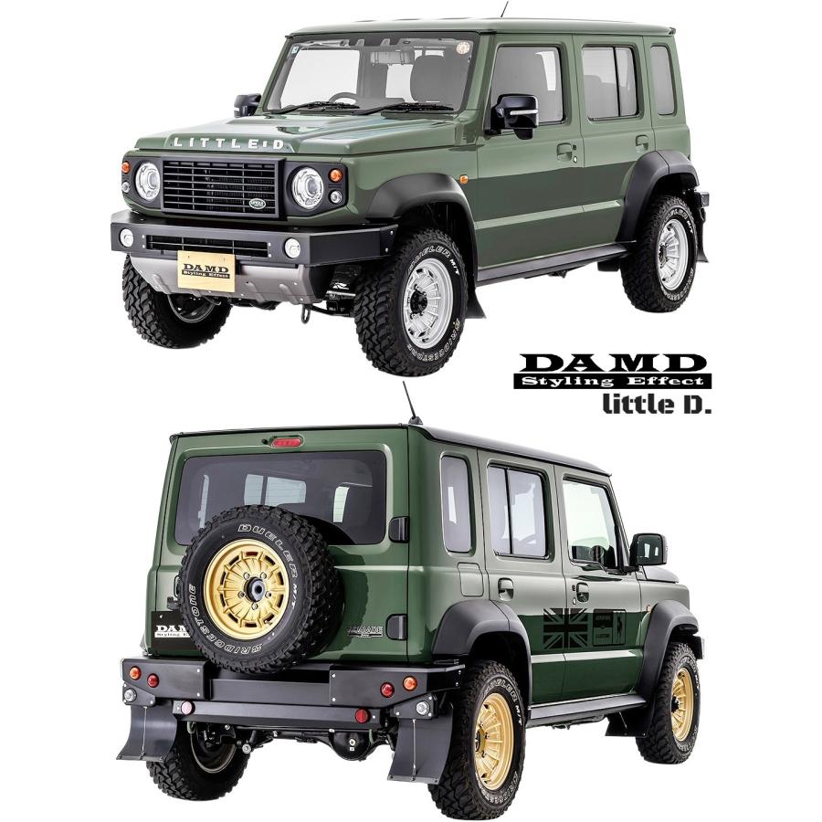 ジムニー 【M's】 JC74 ジムニーノマド 5ドア (2025.4-) DAMD little D. リアバンパー ダムド リトルD ノマド エアロ パーツ 部品 外装 カスタム 新型 ...