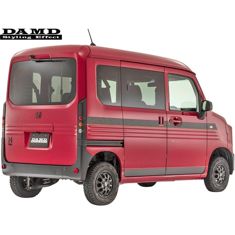 ホンダ 【M's】ホンダ N-VAN (2018.7-) DAMD DENALI エアロキット 2点(F+R)／／ダムド Nバン エヌバン NVAN レトロ カスタム エアロ デナリ フェイス ...