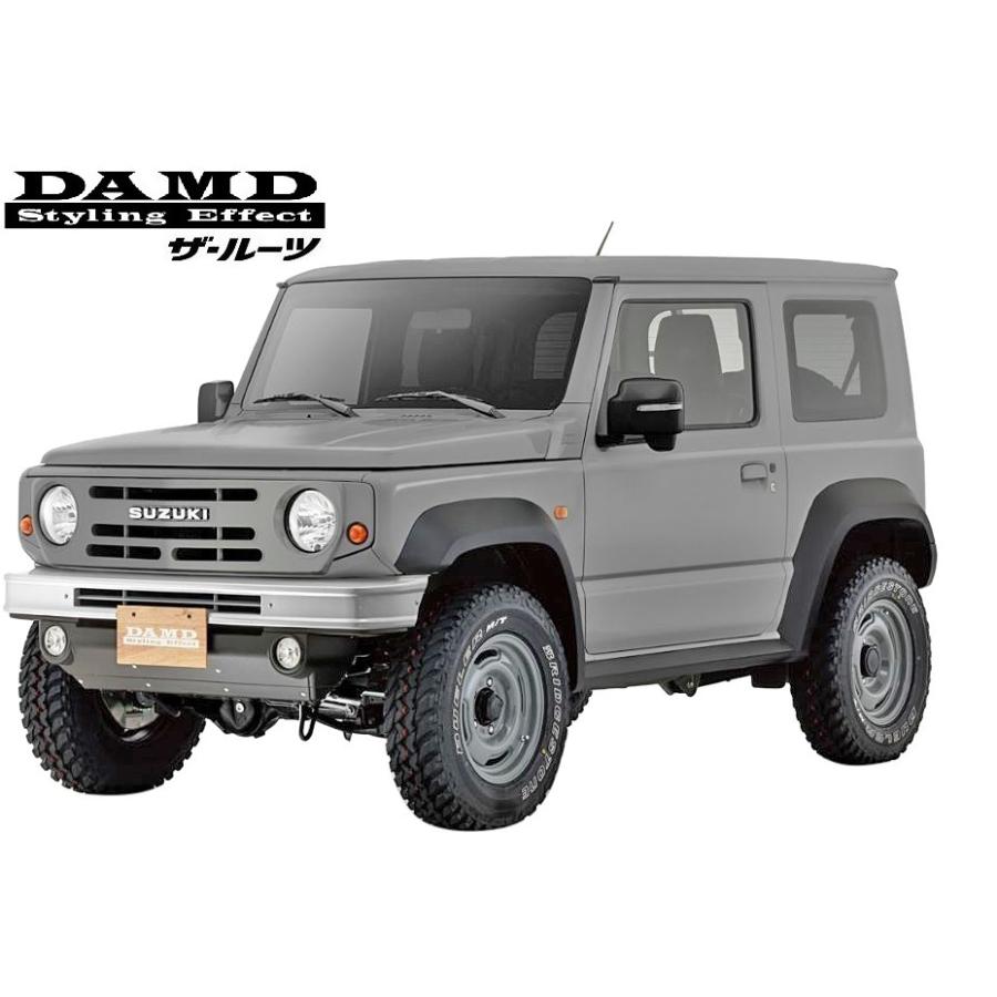 ジムニー 【M's】 スズキ JB74 シエラ (2018.7-) DAMD the ROOTS エクステリア 3点キット ／／ ABS ダム ...