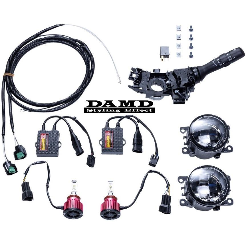 【M's】 スバル WRX STI ELECTRICO VAB VAG (2014.8-) DAMD オートプロデュースA3製 VAB後期フォグランプキット 標準キット ホワイト ダムド ...