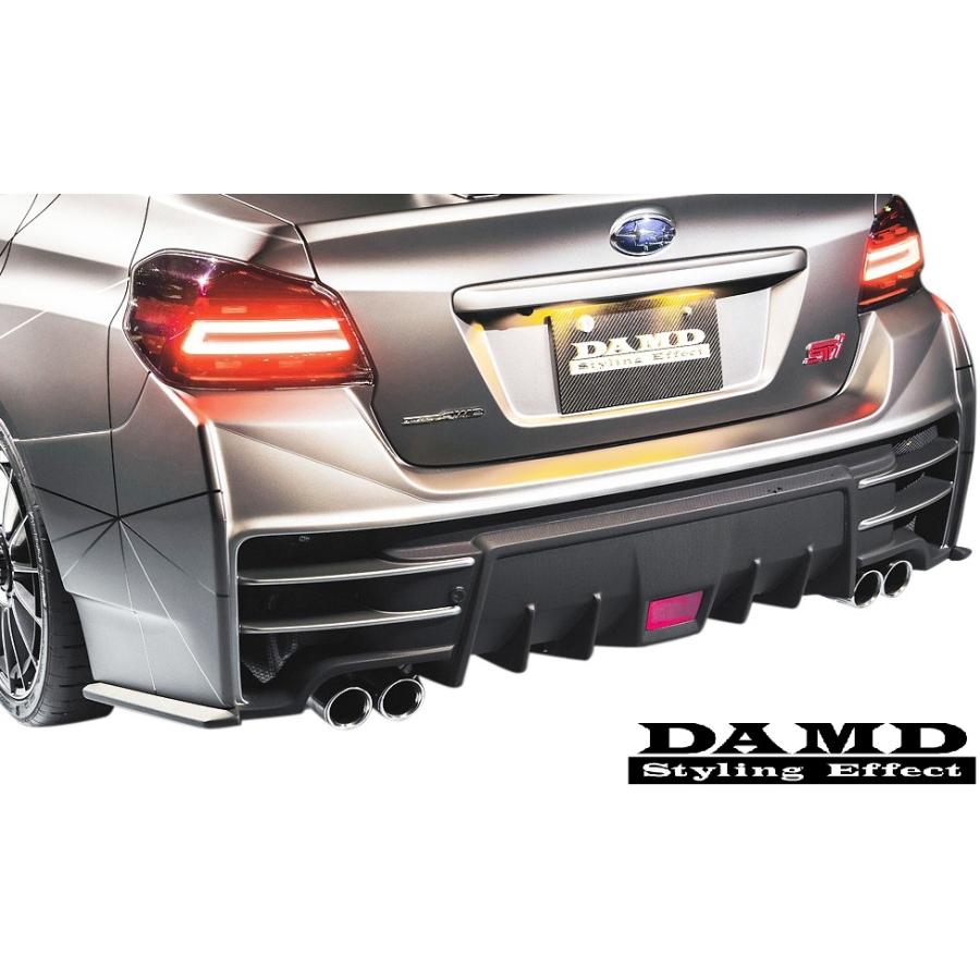WRX STI 【M's】 スバル ELECTRICO VAB VAG (2014.8-) DAMD リアバンパー + エクステンション ダムド エアロ パーツ カスタム スーパー耐久 ST ...