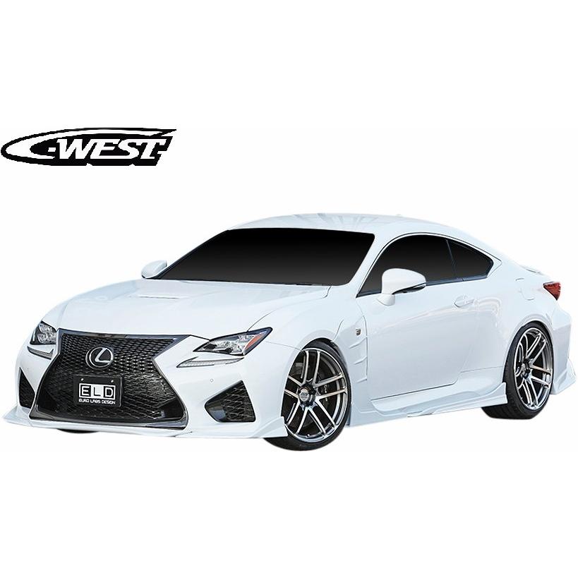 レクサス 【M's】 LEXUS RC F RCF USC10 (2014.10-) C-WEST ELD フロントフェンダーシェル 左右 FRP 未塗装 シーウエスト エアロ パーツ 部品 ...
