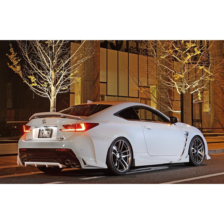レクサス 【M's】 LEXUS RC F RCF USC10 (2014.10-) C-WEST ELD リアエクステンションスポイラー FRP 未塗装 シーウエスト エアロ パーツ 部品 ...