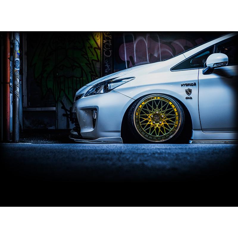 D.A.D 【M's】 トヨタ 30プリウス ZVW30 後期 (2011.12-2015.12) GARSON EU-S フロントアンダースポイラー FRP ギャルソン DAD パーツ 部品 ...