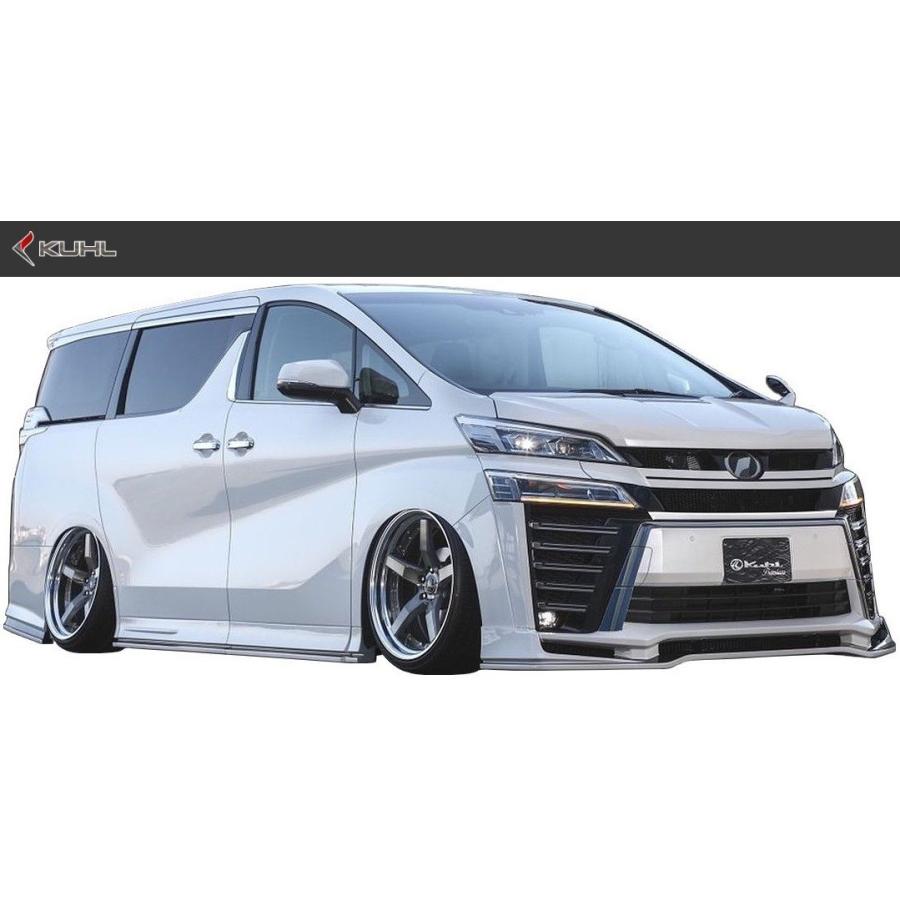 【M's】トヨタ 30 ヴェルファイア 後期 Z系（H29.12-）30V-SS II フロントハーフスポイラー KUHL RACING ...