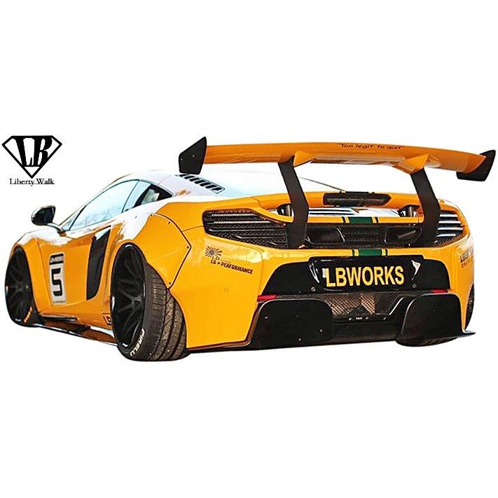 【M's】マクラーレン 650S (2014y-2018y) Liberty Walk LB-WORKS カーボン サイドディフューザー 左右 ...