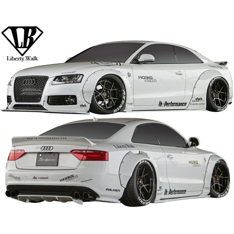 Audi 【M's】アウディ A5/S5 (2008y-) Liberty Walk LB-WORKS ワイドボディキット 5点／／CFRP+FRP カーボン リバティーウォーク LB エアロ ...