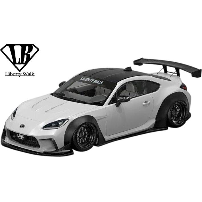 LIBERTY WALK 【M’s】 トヨタ GR86 ZN8 前期 (2021y-) Liberty Walk lb★nation アンダースポイラー付 フロントバンパー ／／ FRP ...