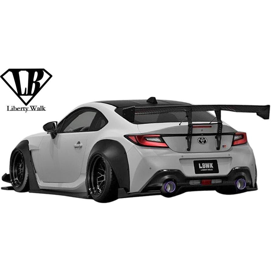 LIBERTY WALK 【M’s】 トヨタ GR86 ZN8 前期 (2021y-) Liberty Walk lb★nation GTウイング リアウイング Ver1 FRP リバティー ...