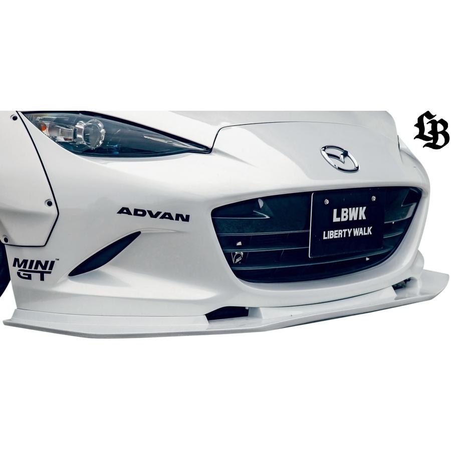 【M's】 MAZDA NDロードスター 2015- LB フロントディフューザー Liberty Walk リバティーウォーク エアロ パーツ カスタム ND ロードスター フロント ...
