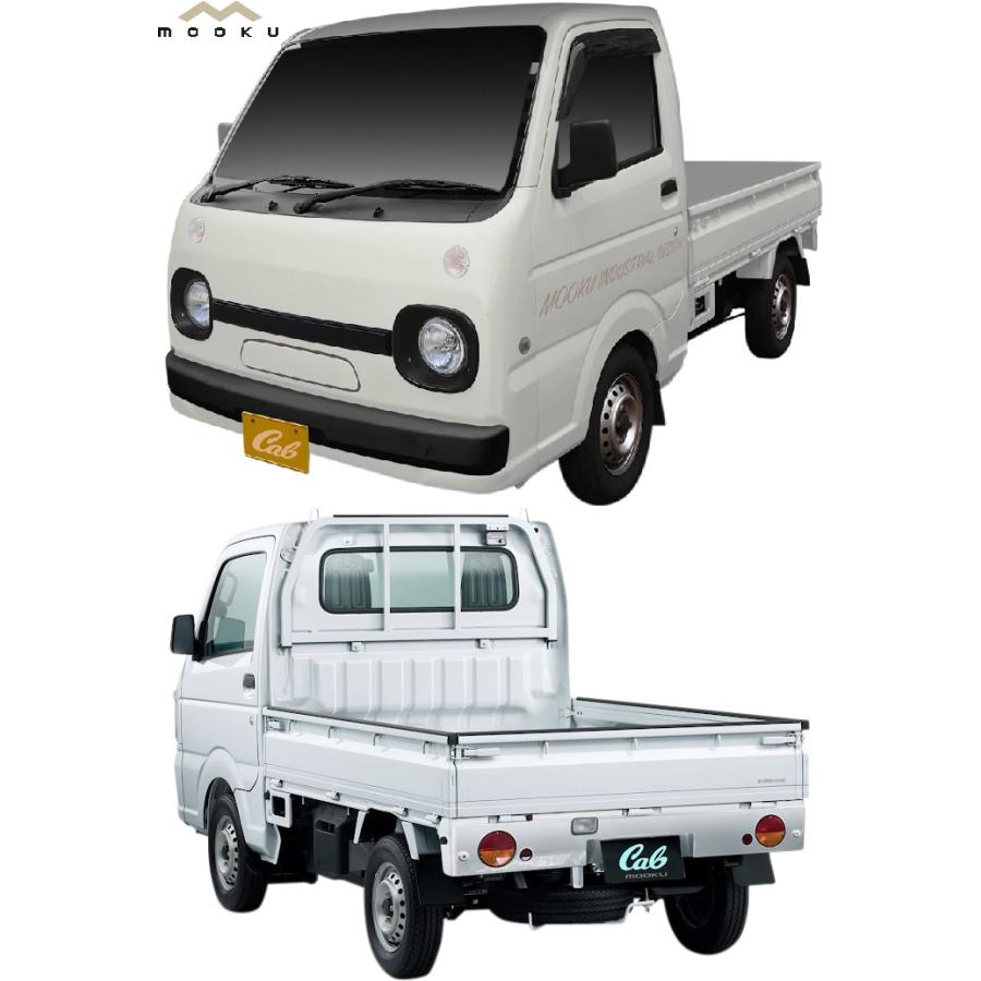 キャリイ 【M’s】 DA16T キャリィ トラック (2013y-) mooku CAB フルキット 3点 未塗装 ムークキャブ エアロ パーツ フルエアロ フェイスチェンジ 昭和 レトロ ...