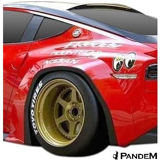 【M’s】 日産 RZ34 フェアレディZ 後期 400Z (2022y-) PANDEM リアオーバーフェンダー 左右 (+100mm ...