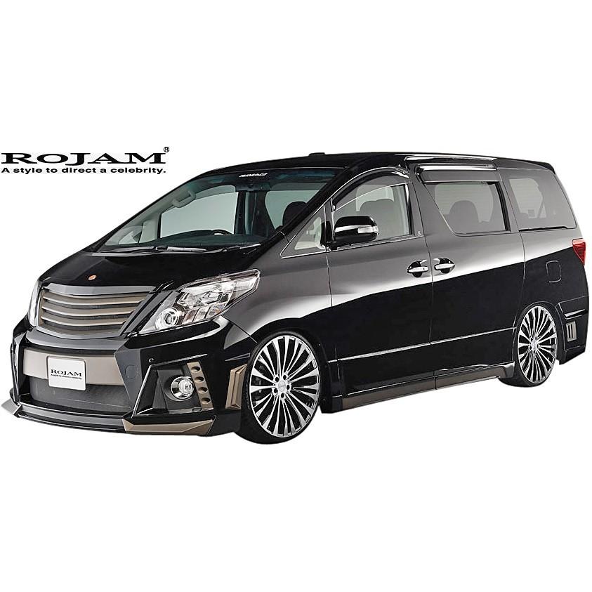 【M's】トヨタ アルファード 20系 後期 (2011/11-2014/12) ROJAM IRT GENIK エアロ 3点キット Ver.2 (F+S+R/D)／／FRP ロジャム フルエ ...
