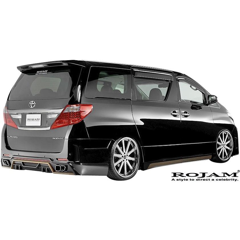 【M's】トヨタ アルファード 20系 後期 (2011/11-2014/12) ROJAM IRT GENIK エアロ 3点キット Ver.2 (F+S+R/D)／／FRP ロジャム フルエ ...