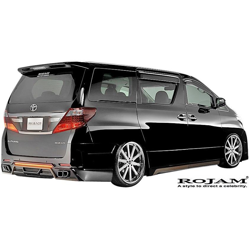【M's】トヨタ アルファード 20系 後期 (2011/11-2014/12) ROJAM IRT GENIK エアロ 3点キット Ver.2 (F+S+R/D)／／FRP ロジャム フルエ ...