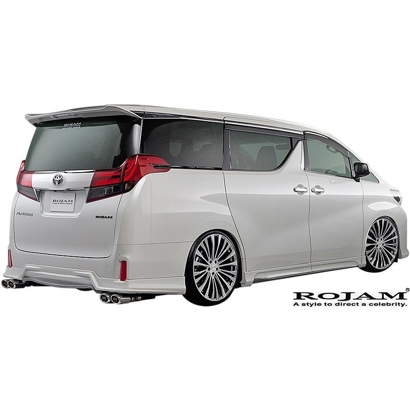 トヨタ 【M's】トヨタ アルファード 30系 前期 (2015/1-2017/12) ROJAM IRT エアロ 2点キット (F+R) FRP 未塗装 ロジャム フルエアロ フロント リア ...