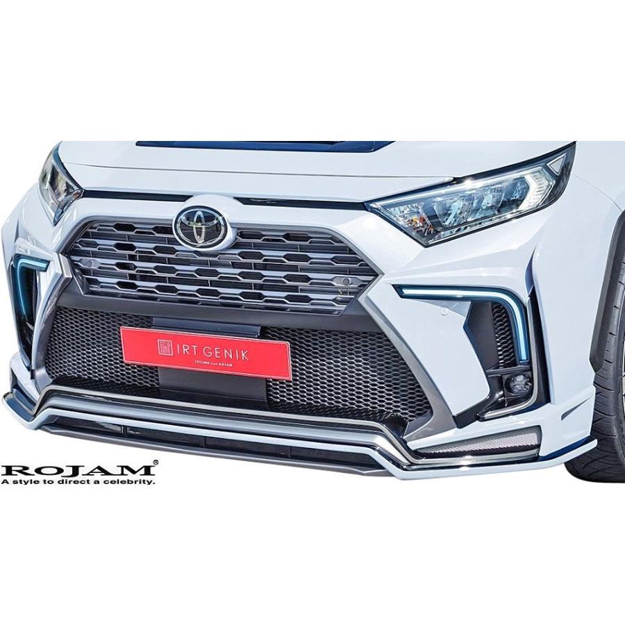 RAV4 【M's】 トヨタ X/G/G-Zパッケージ (2019/4-) ROJAM IRT GENIK エアロセット LED.ver 3点 ／／ FRP 未塗装 ロジャム フルエアロ ラヴ ...