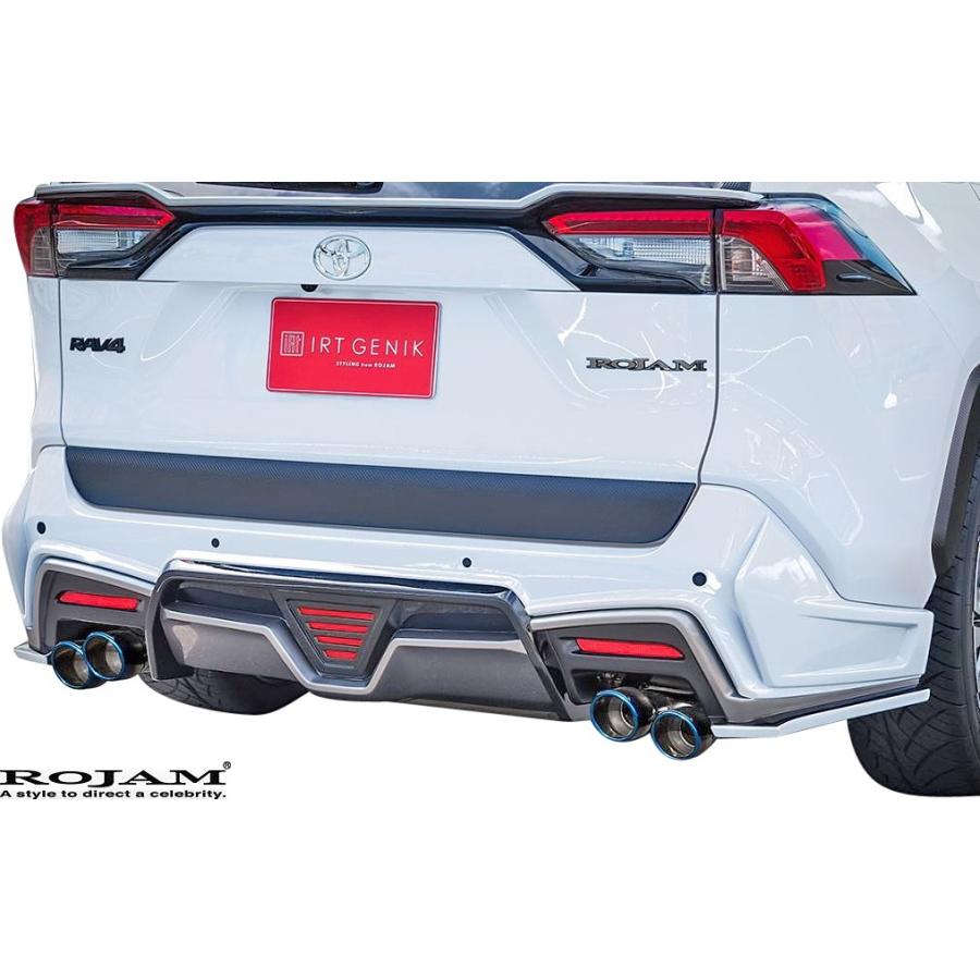 RAV4 【M's】 トヨタ X/G/G-Zパッケージ (2019/4-) ROJAM IRT GENIK エアロセット LED.ver 3点 ／／ FRP 未塗装 ロジャム フルエアロ ラヴ ...