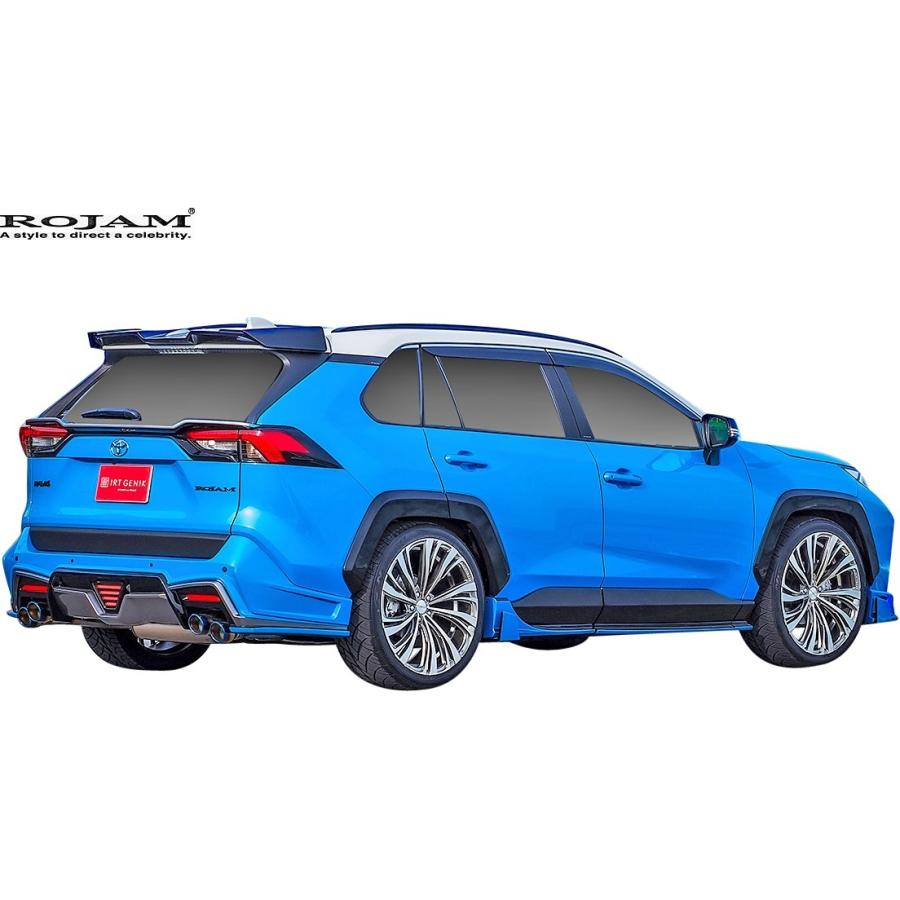 【M's】 トヨタ RAV4 MXAA54 アドベンチャー用 (2019/4-) ROJAM IRT GENIK エアロセット LED.ver 3点 ／／ FRP 未塗装 ロジャム フルエアロ ...